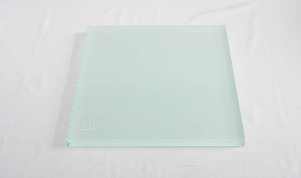Milky White laminated glass|frosted acid etched PVB laminated glass ...