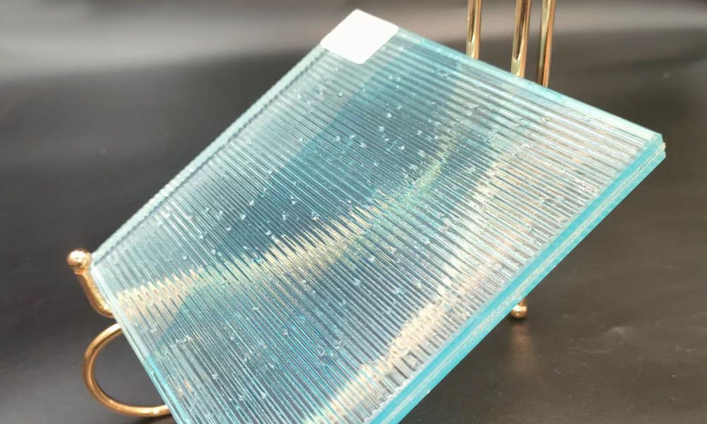Hot melt laminated glass