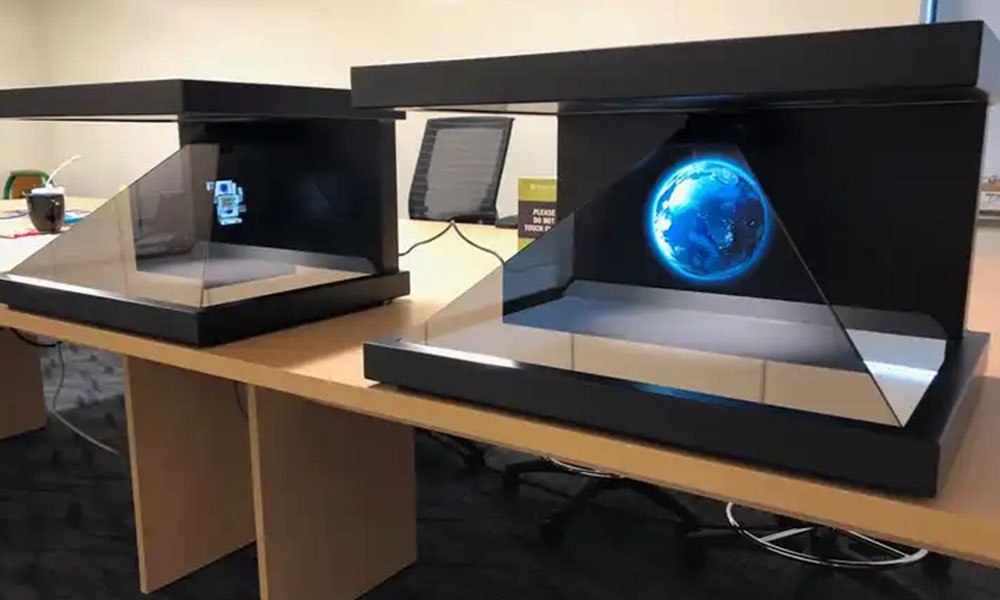 3D holographic display|teleprompter glass|beam splitter glass