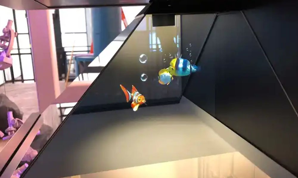 3D holographic display|teleprompter glass|beam splitter glass