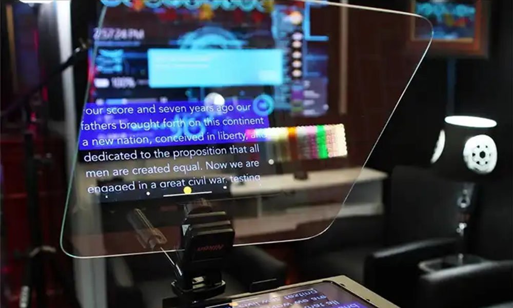 one way mirror glass|teleprompter glass|beam splitter glass
