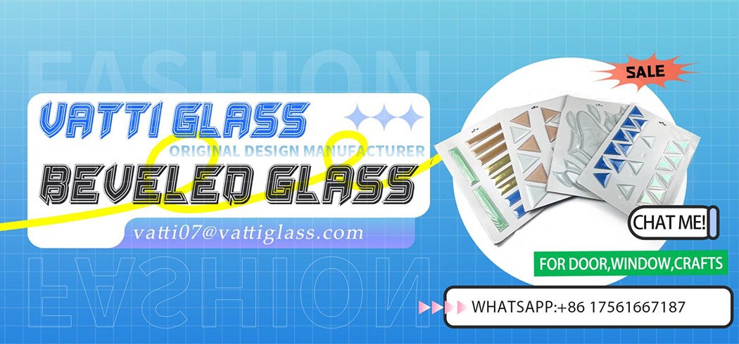 Rectangle bevels |Iridescent rainbow triangle bevels|Dichroic glass bevels