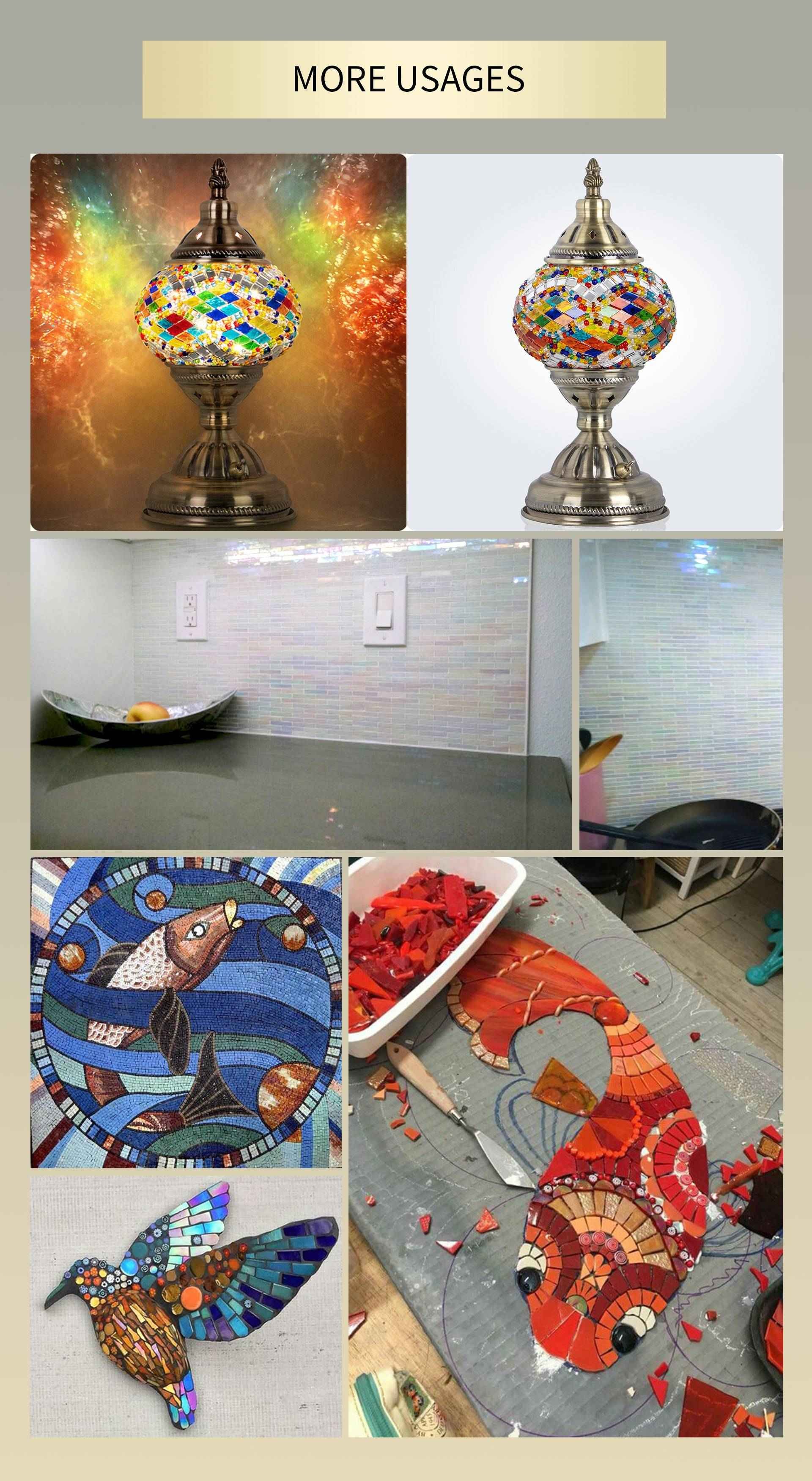 Mosaic Stained Glass Tiles|Stained Glass Tiles|Glass Tiles