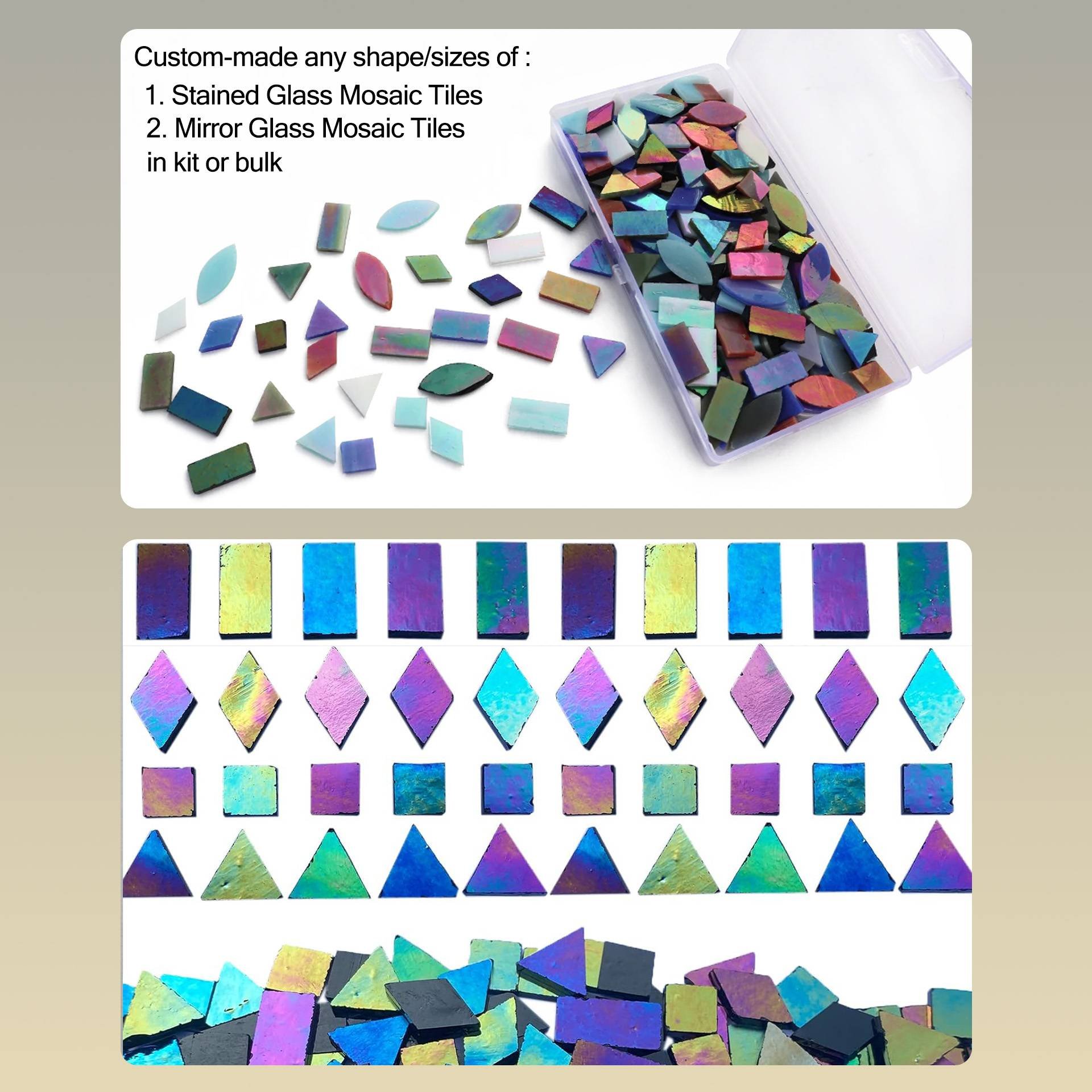 Mosaic Stained Glass Tiles|Stained Glass Tiles|Glass Tiles