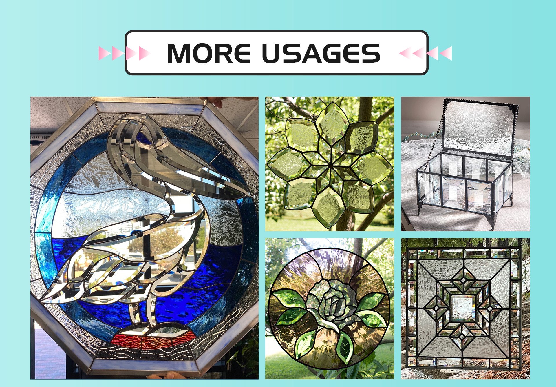 Beveled Glass Clusters|Beveled Glass|Bevel Clusters