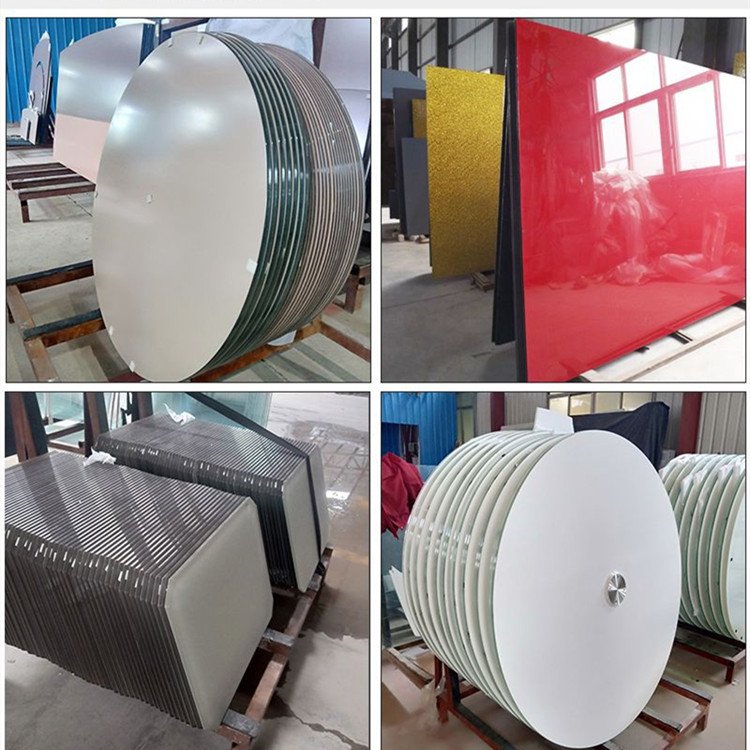 White Back Painted Glass|Back Splash Painted Glass|Colored Glass Pieces