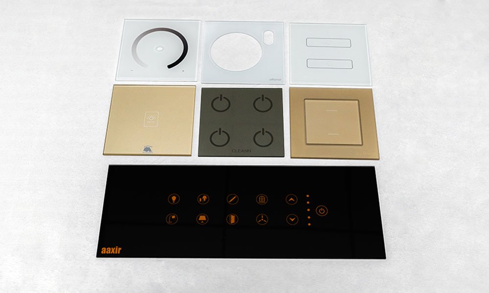 screen printing tempered glass|device front panel glass|silk screen ...