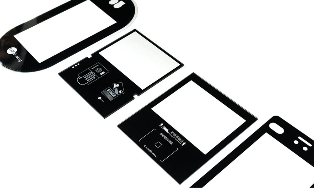 Silk Screen Tempered Glass Panel|electronic product glass panel|touch ...