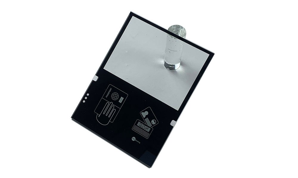 screen printing tempered glass|scratch resistant glass|card reader glass