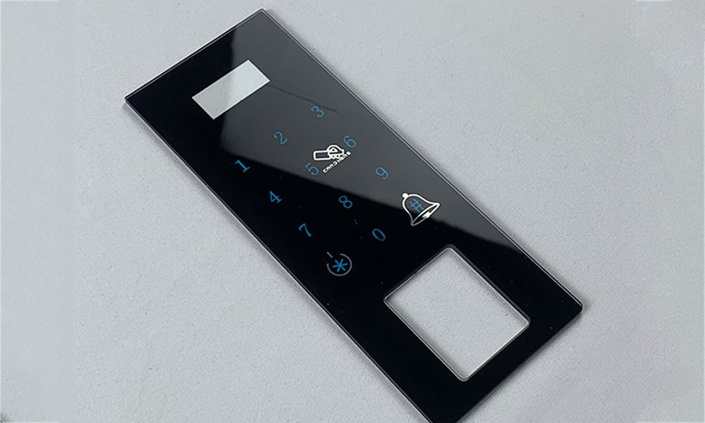 screen printed tempered glass|customized glass|smart lock panel glass