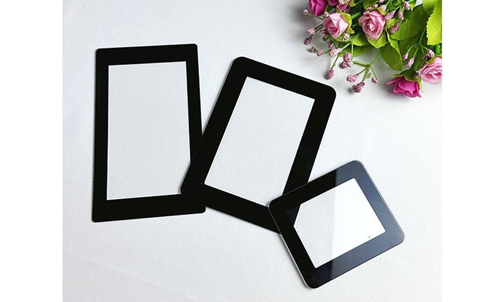 Glass Panel Silk Screen|black border glass panel|silk screen glass